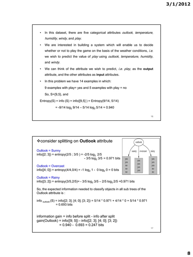 Decision tree lecture 3 | PDF