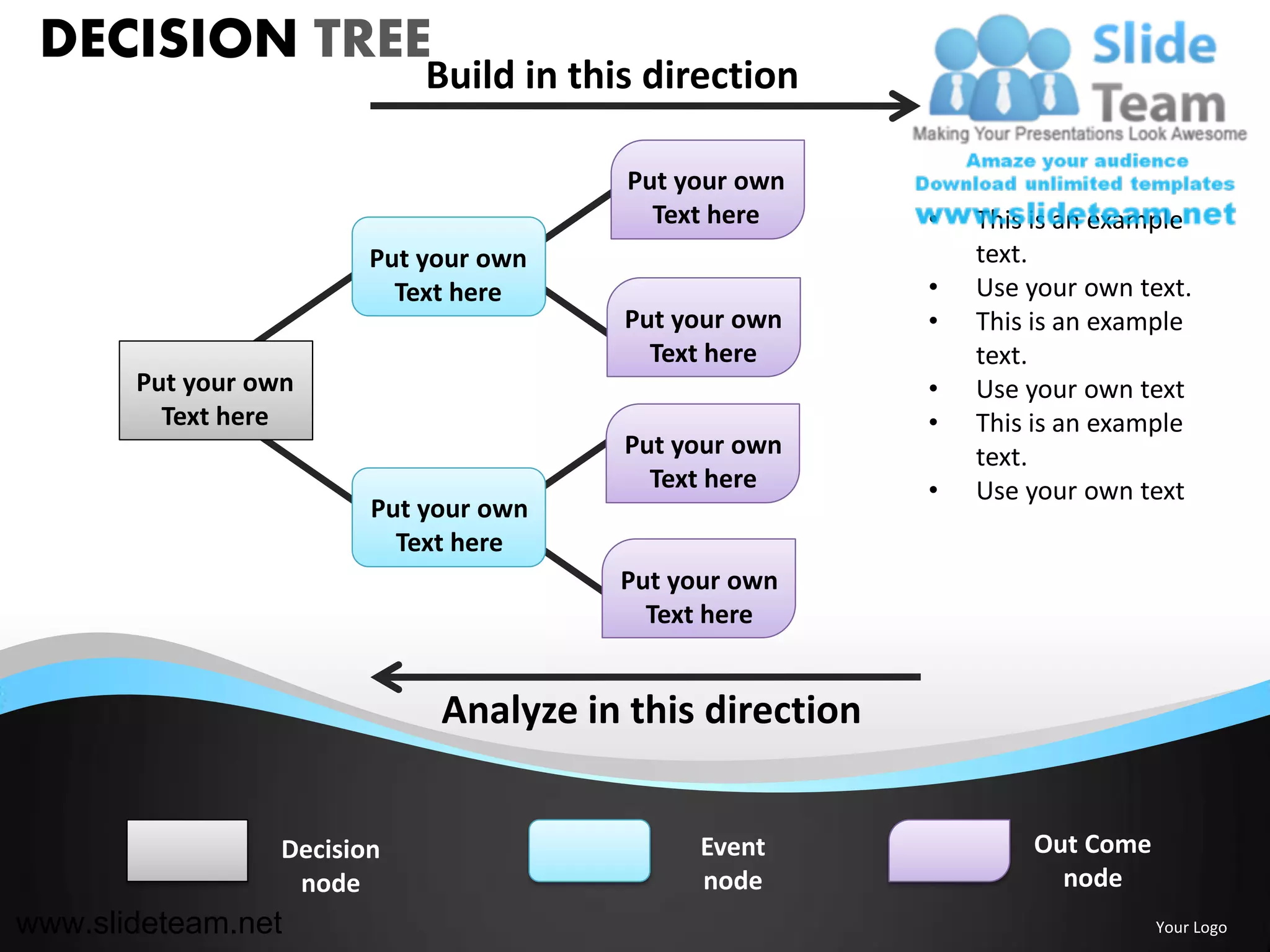 Decision tree powerpoint ppt slides. | PPT
