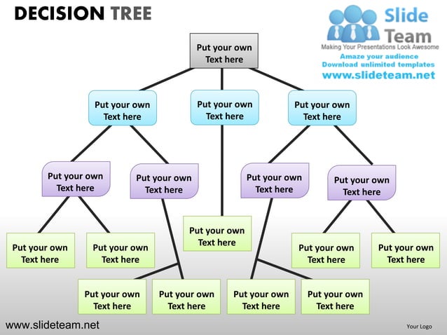 Decision tree powerpoint ppt templates. | PDF | Technology & Computing