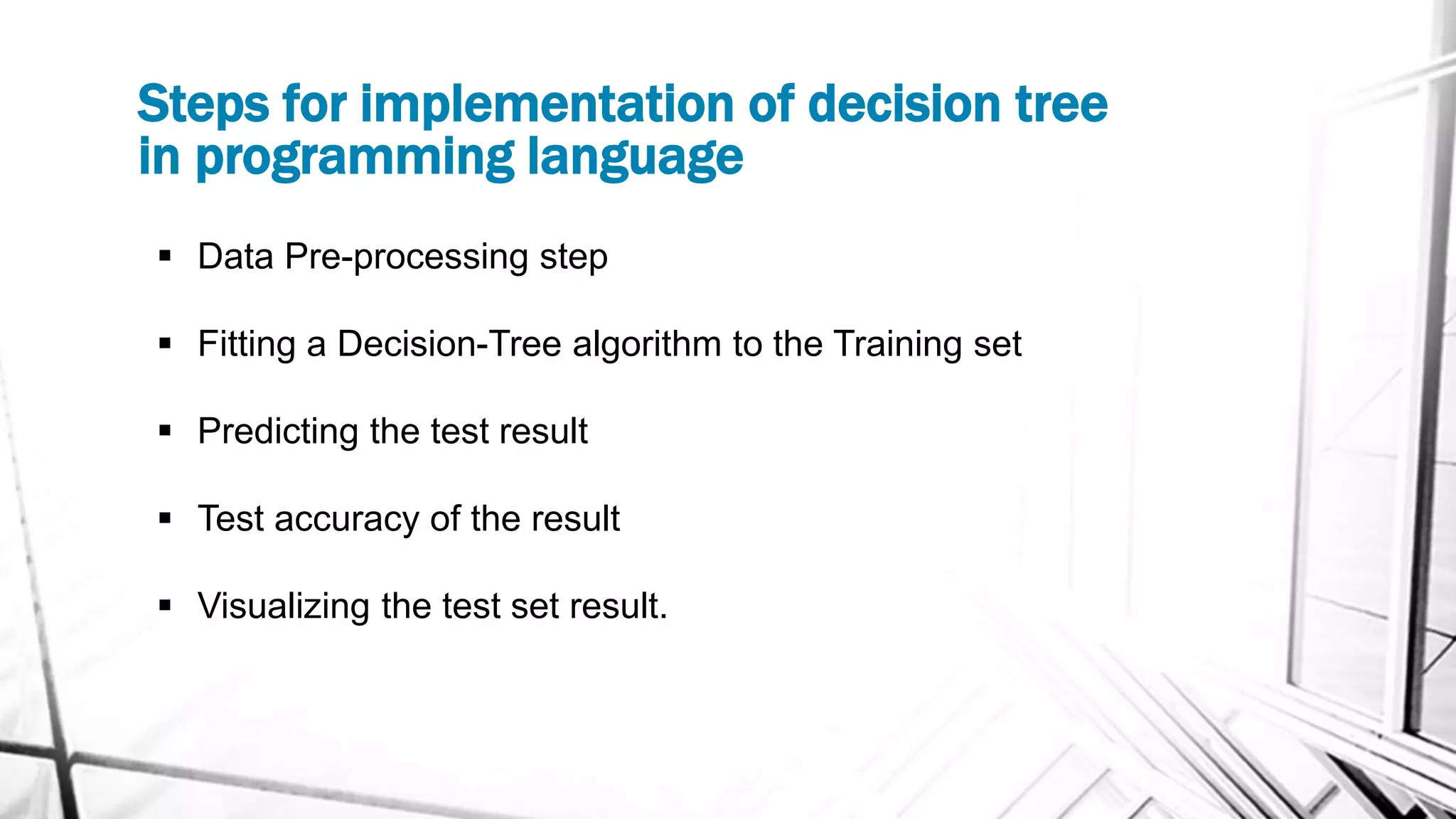 Decision tree presentation | PPTX