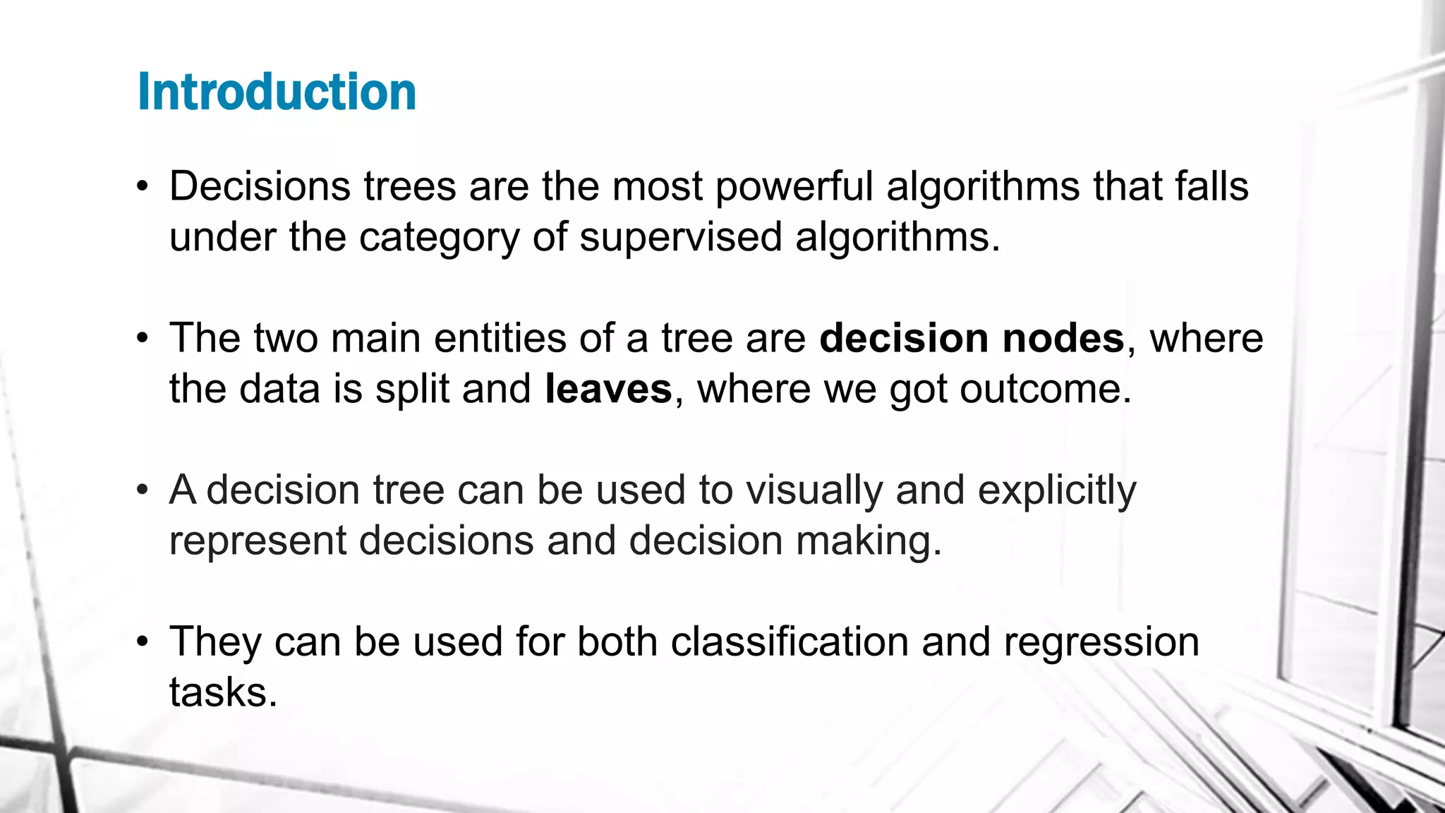Decision tree presentation | PPT