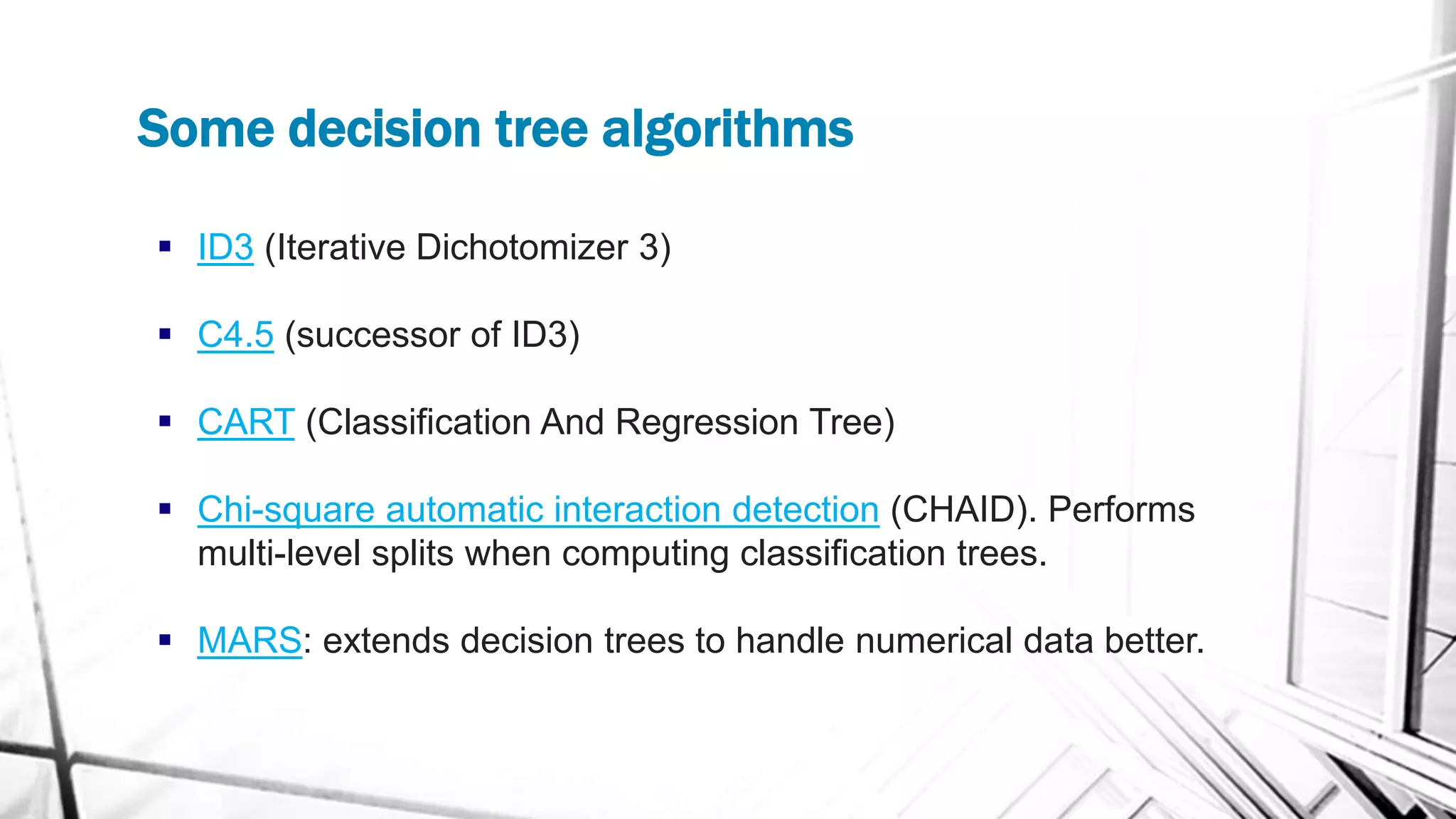 Decision tree presentation | PPTX