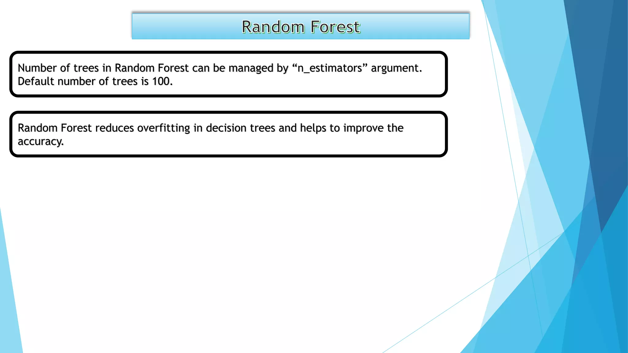 Decision Tree Random Forest Classifier Ppsx