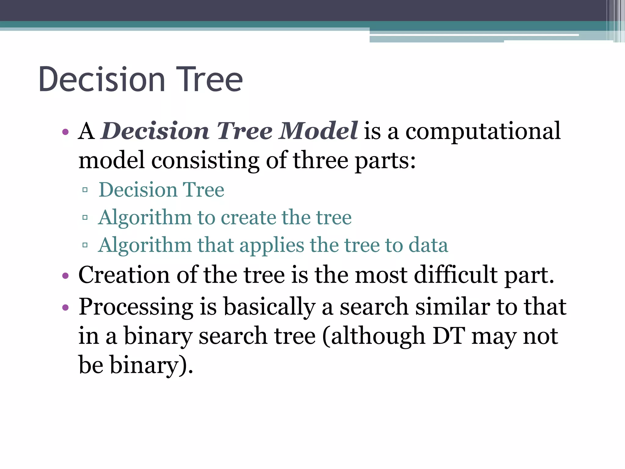 Decision trees | PPTX