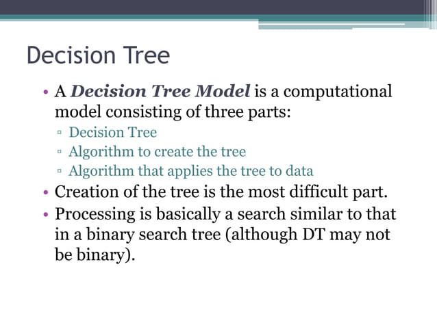 Decision trees | PPT