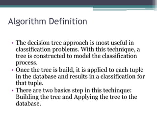 Decision trees | PPTX