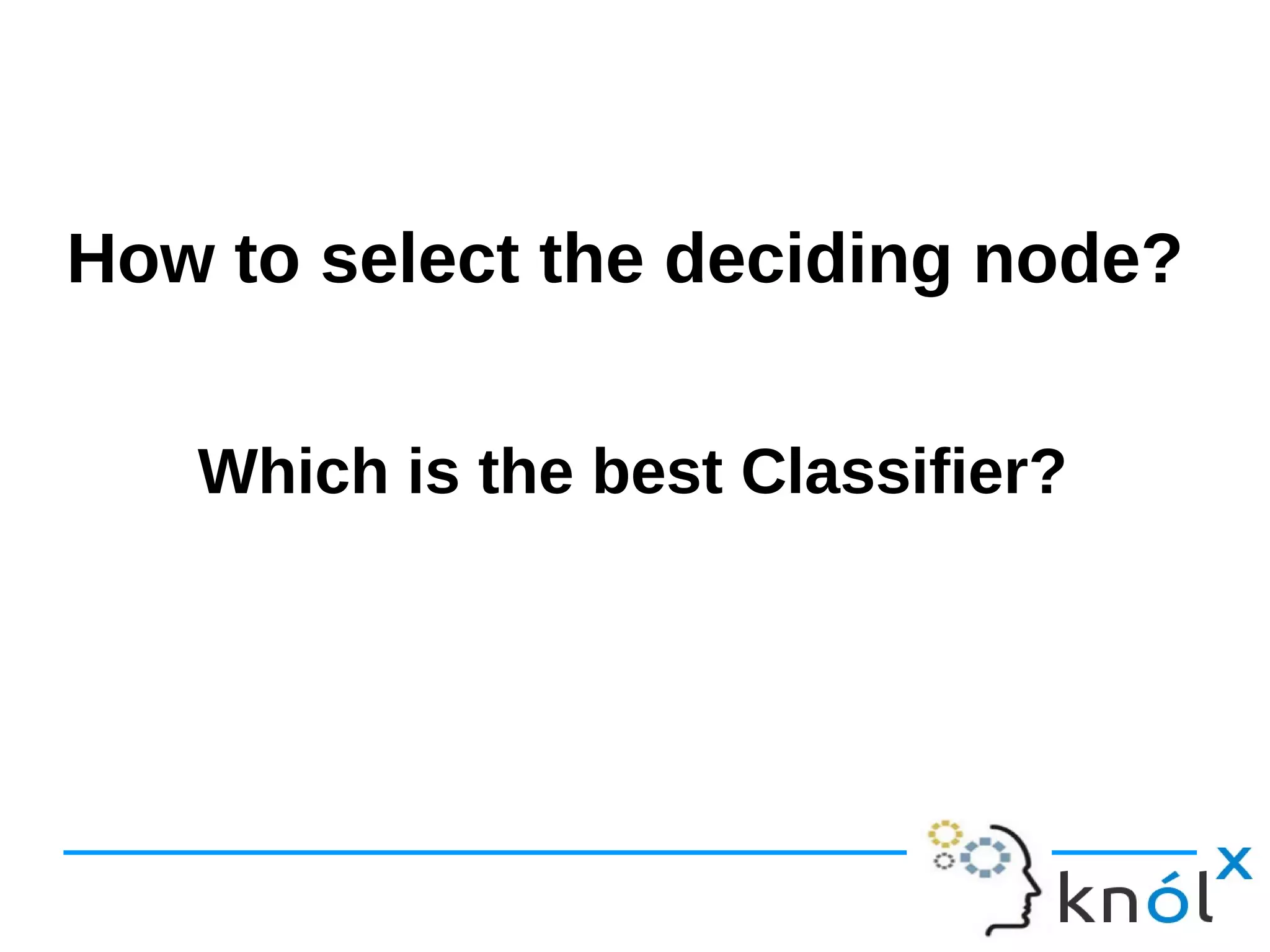Machine Learning with Decision trees | ODP