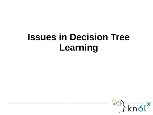 Machine Learning with Decision trees | ODP