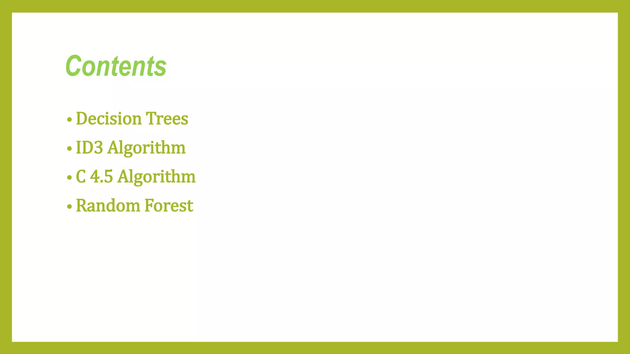Decision Trees | PPTX