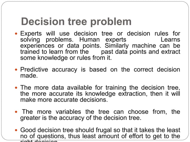 Decision trees | PPT