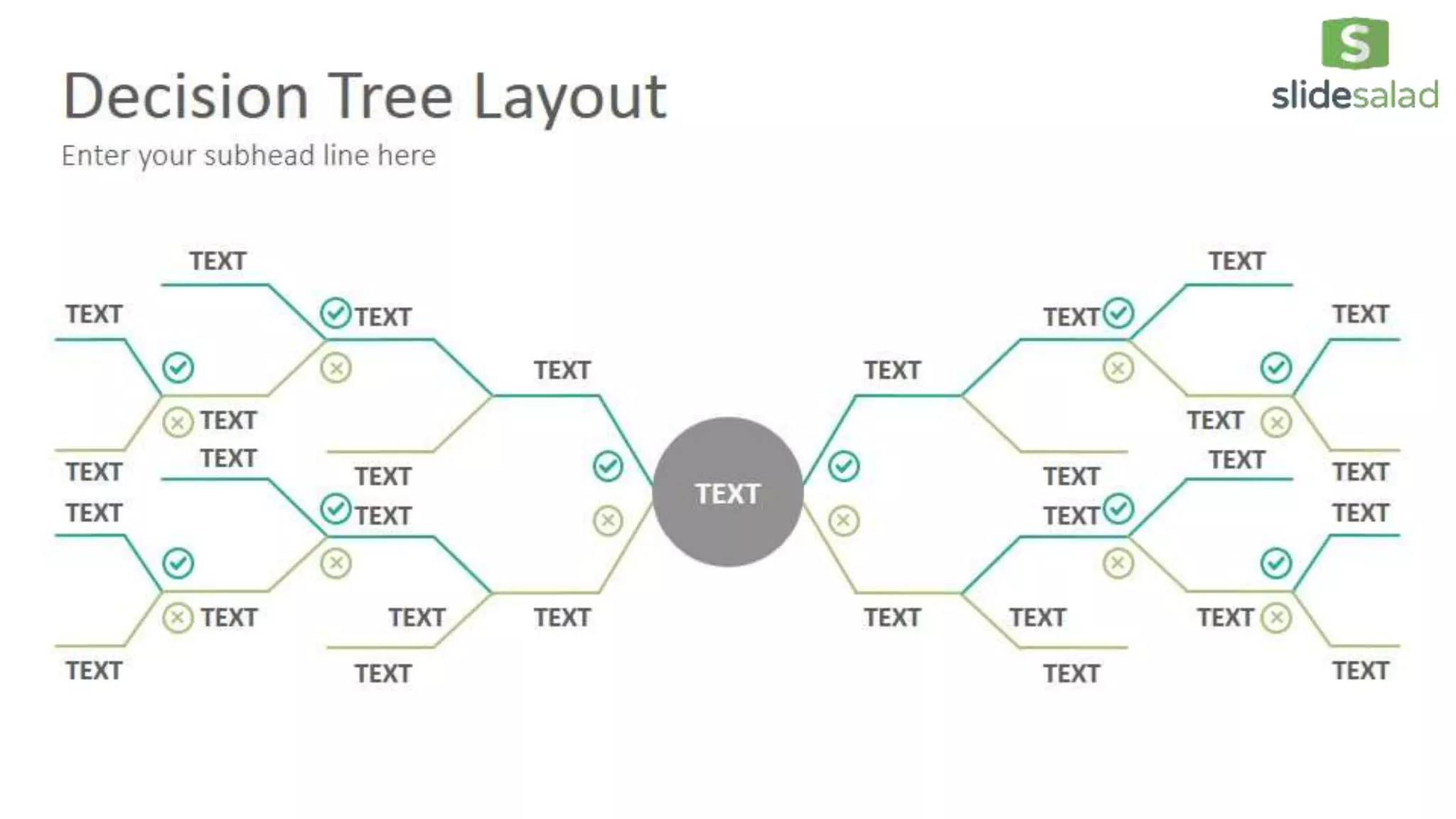 Decision Trees Diagrams Diagrams Google Slides Presentation Template - SlideSalad | PPT