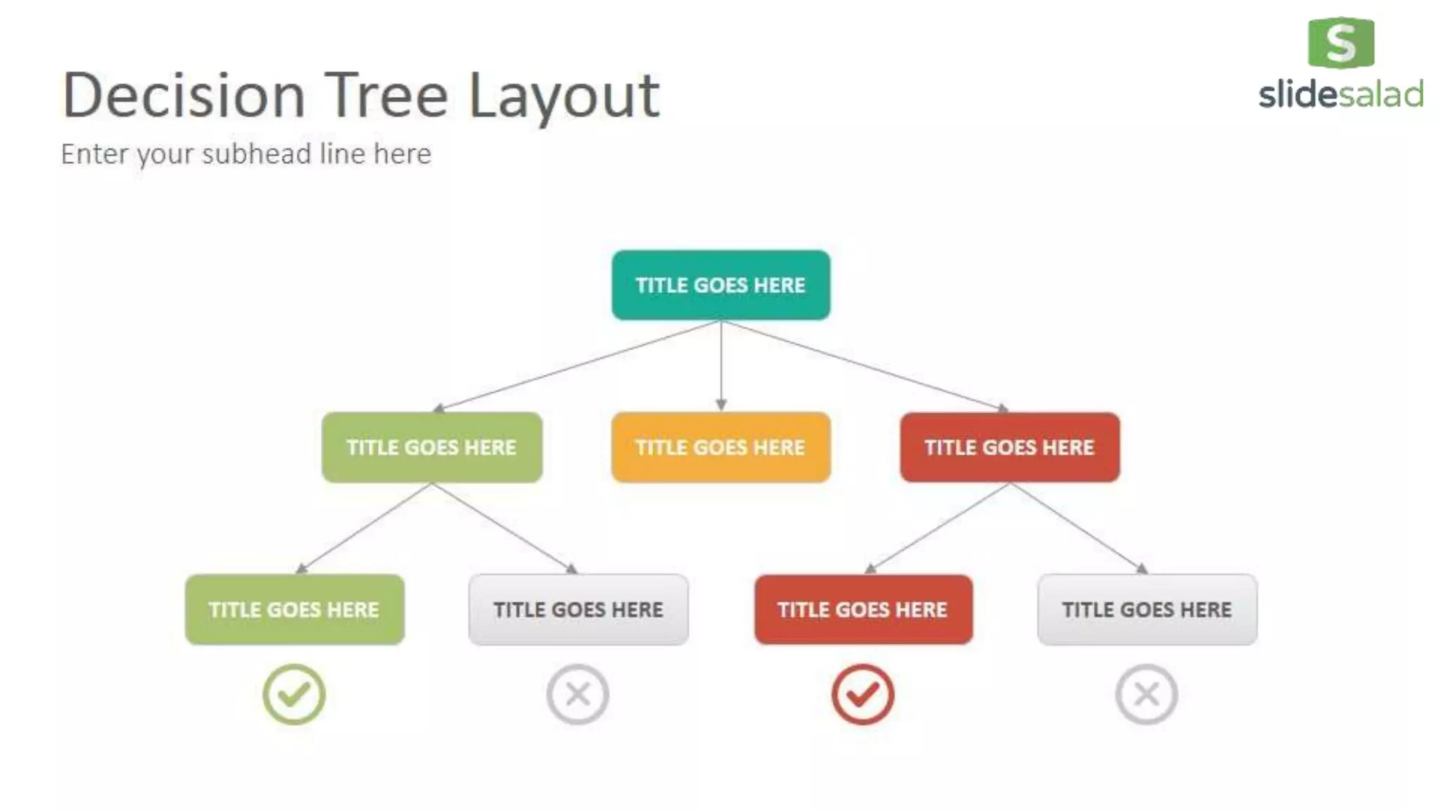 Decision Trees Diagrams Diagrams Google Slides Presentation Template - SlideSalad | PPT