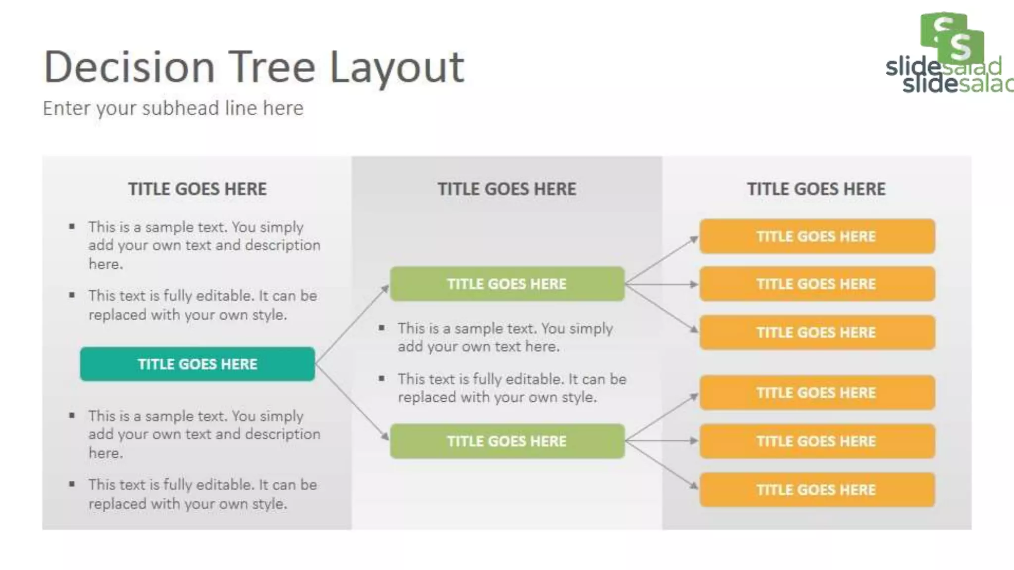 Decision Trees Diagrams Diagrams Google Slides Presentation Template - SlideSalad | PPT