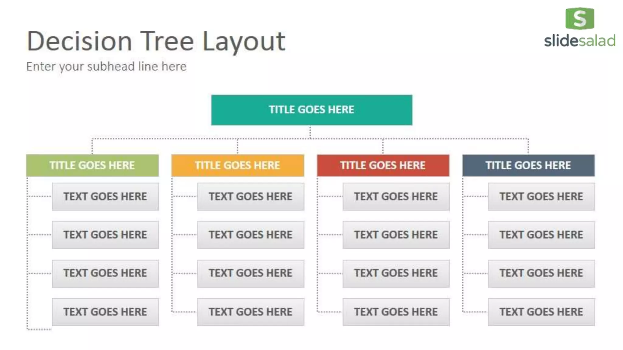 Decision Trees Diagrams Diagrams Google Slides Presentation Template ...