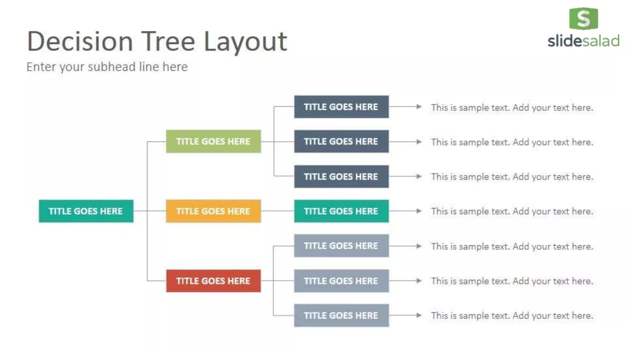 Decision Trees Diagrams Diagrams Google Slides Presentation Template - SlideSalad | PPT