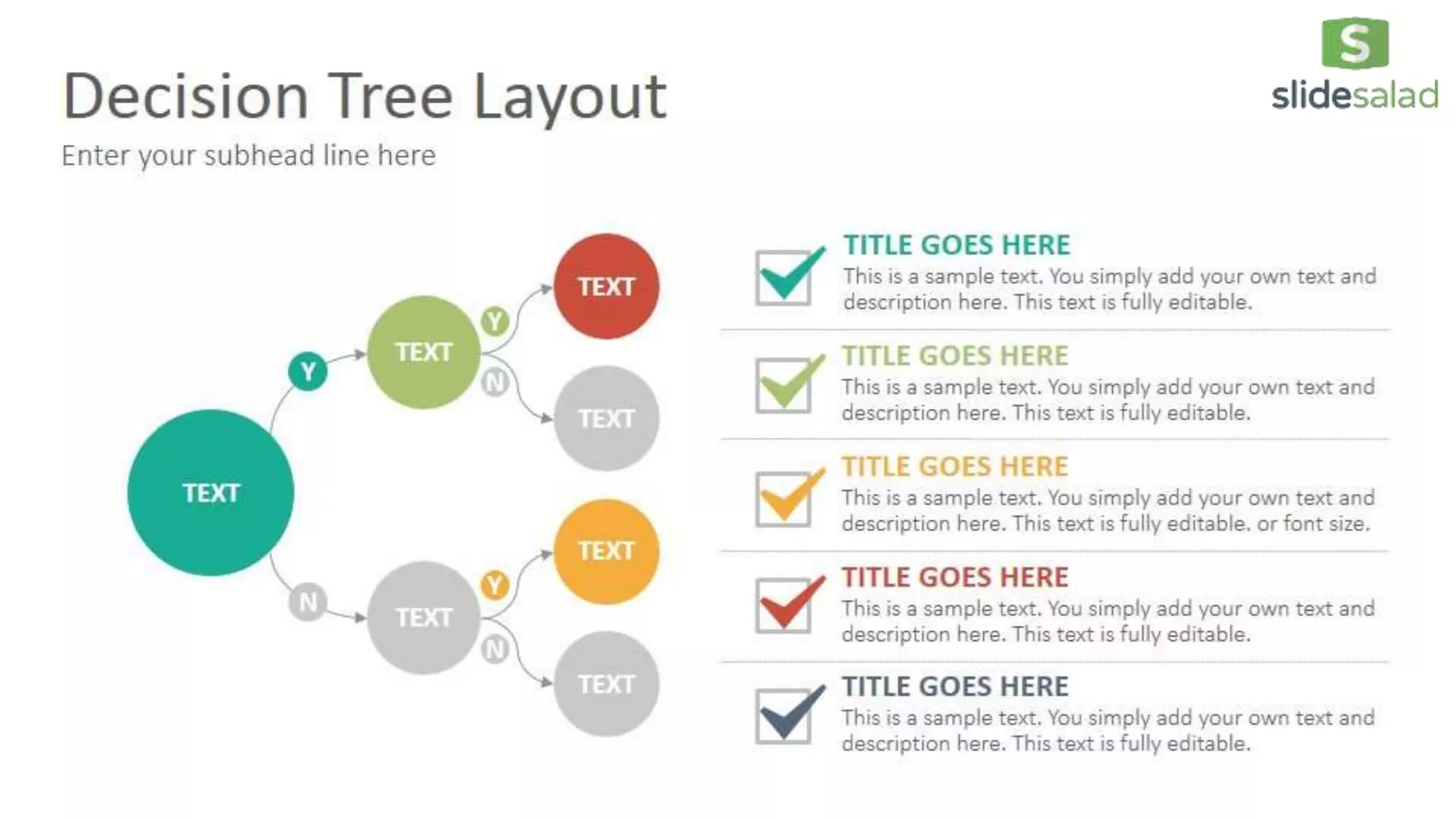 Decision Trees Diagrams Diagrams Google Slides Presentation Template - SlideSalad | PPT