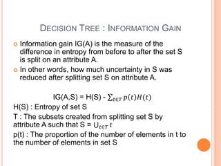 Decision tree, softmax regression and ensemble methods in machine learning | PPTX | Computing ...