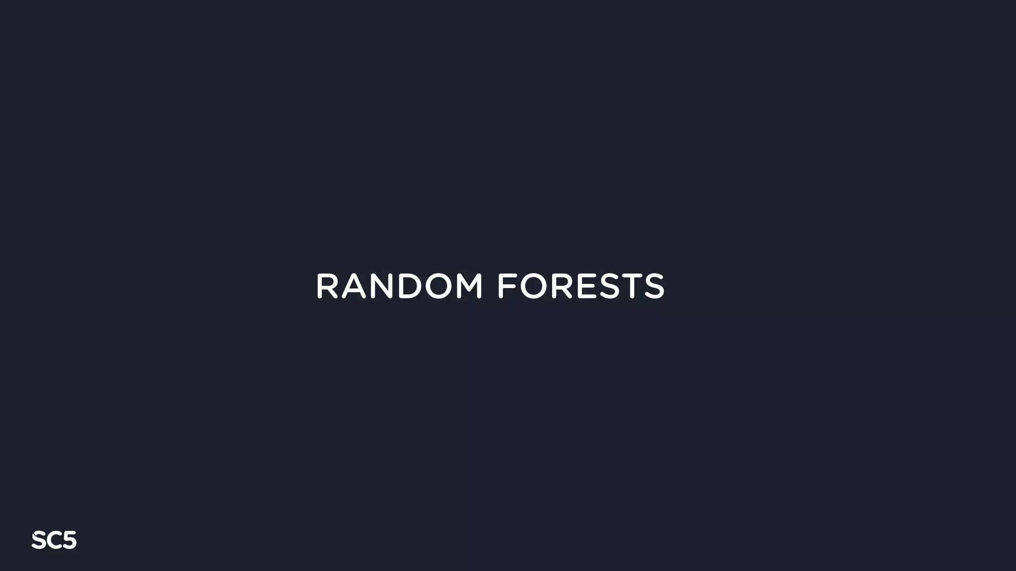 Decision trees & random forests | PDF
