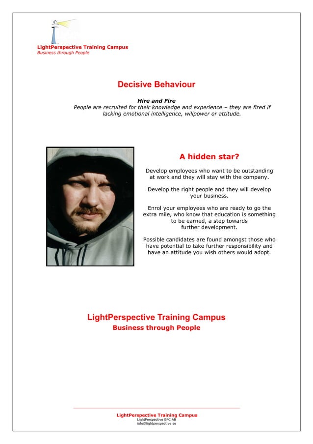 Decisive behaviour | PDF