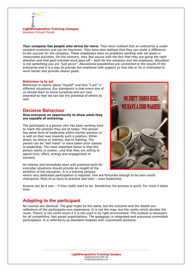 Decisive behaviour | PDF