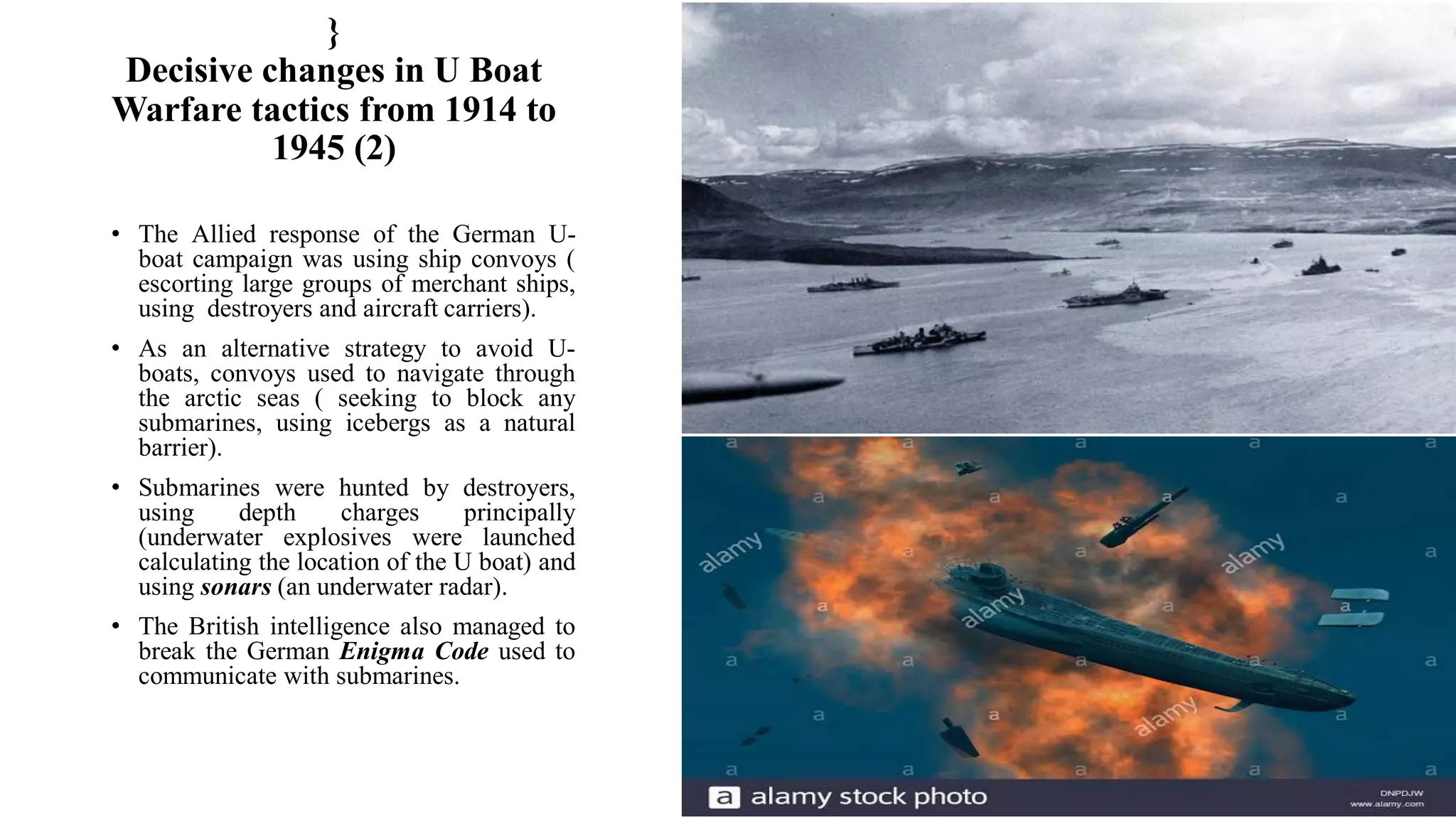 Decisive changes in weapons, technology and warfare World War I and ...