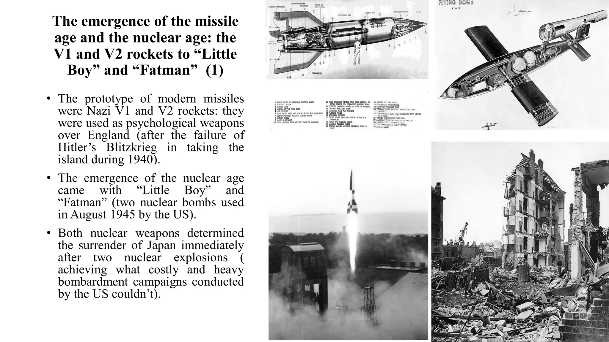 Decisive changes in weapons, technology and warfare World War I and World War II | PDF