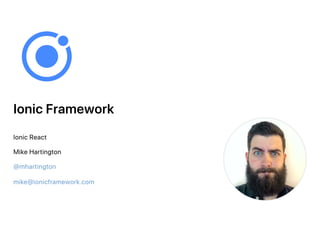 Ionic React | PPT