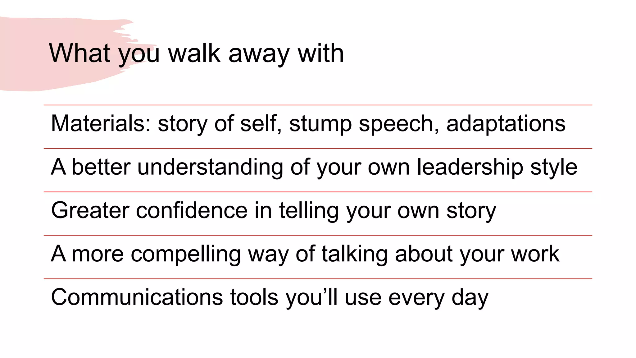 You Need A Stump Speech.pptx