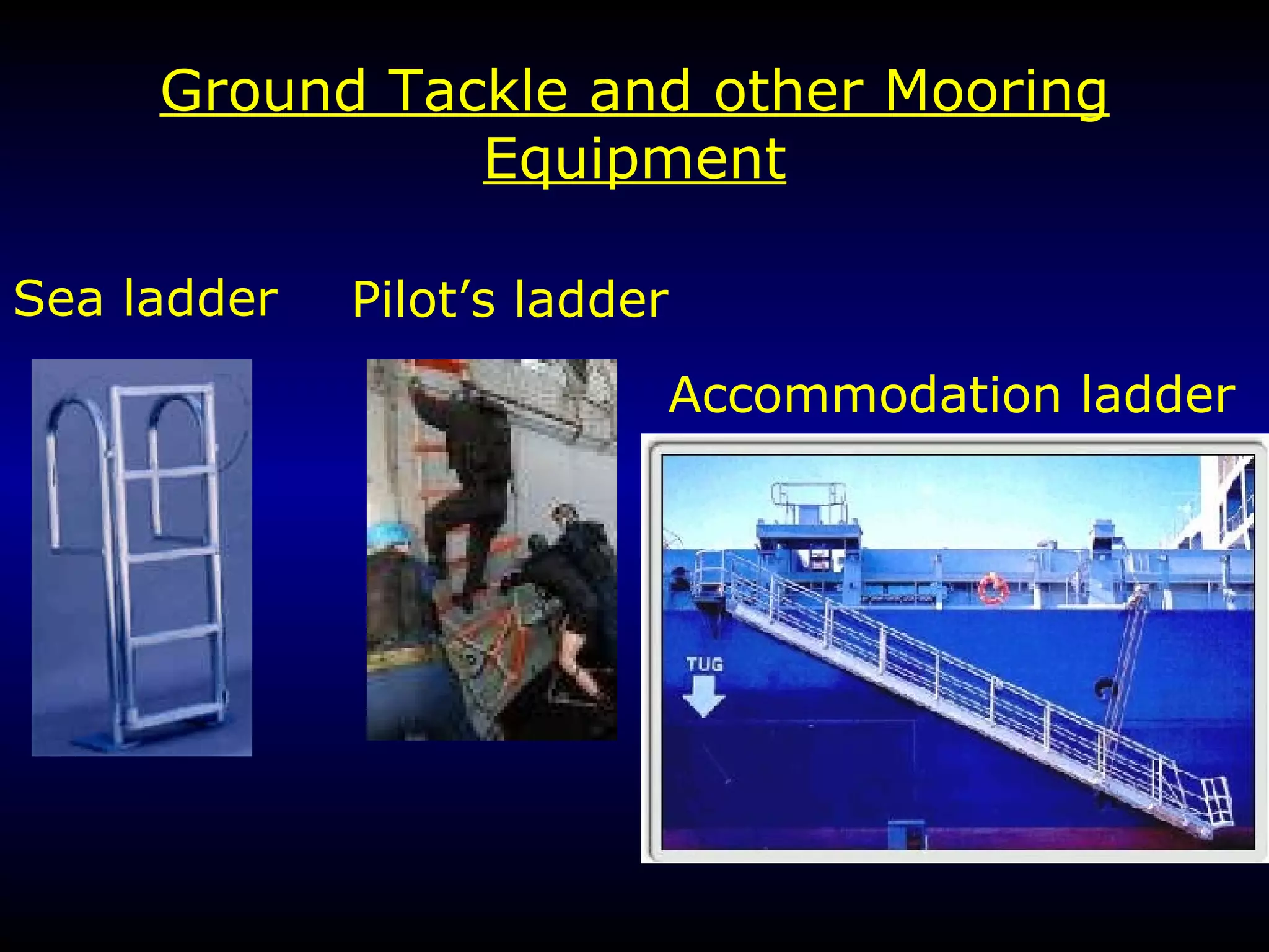 Deck Equipment And Marlinespike Seamanship | PPT