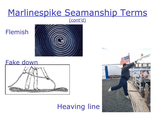 Deck Equipment And Marlinespike Seamanship | PPT