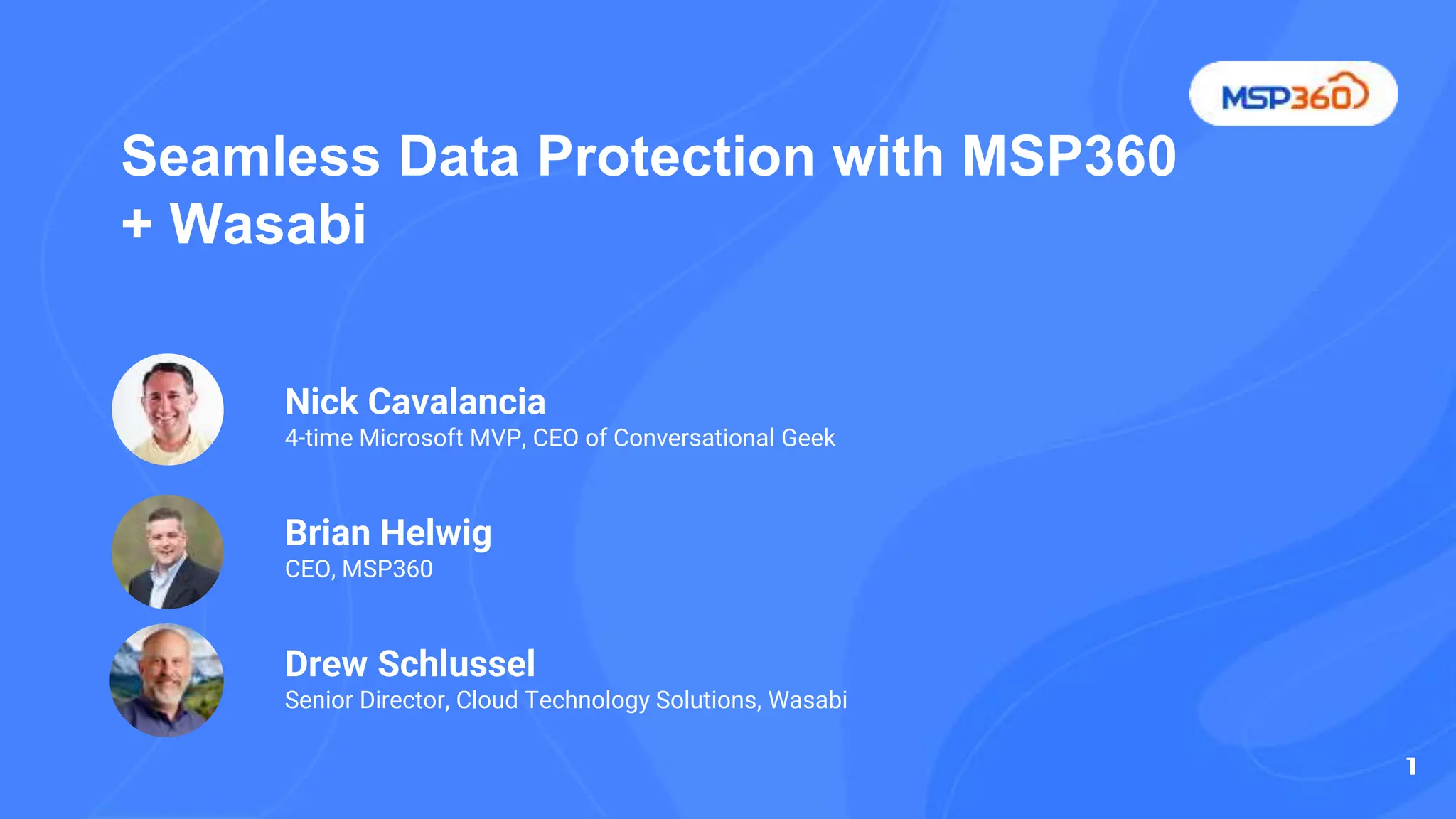 Seamless Data Protection with MSP360 + Wasabi | PPTX