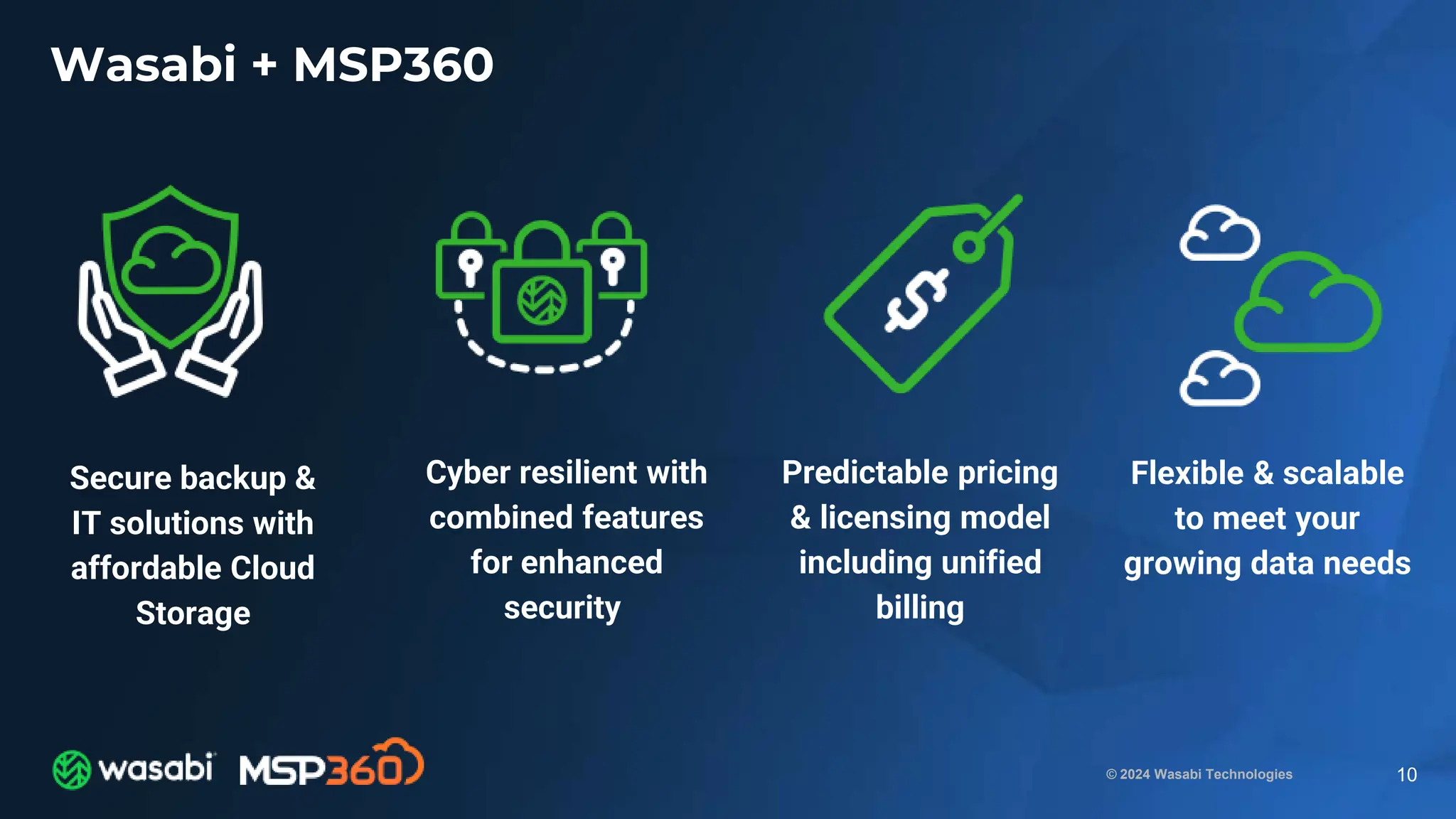 Seamless Data Protection with MSP360 + Wasabi | PPTX