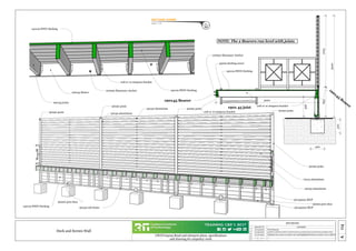 Deck and Screen plans & Calculations | PDF