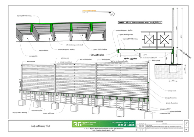 Deck and Screen plans & Calculations | PPT