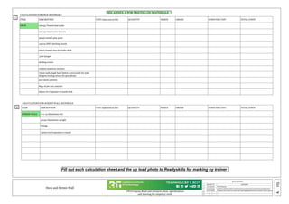 Deck and Screen plans & Calculations | PPT