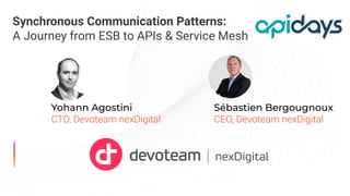 apidays LIVE Paris 2021 - Synchronous Communication Patterns by ...