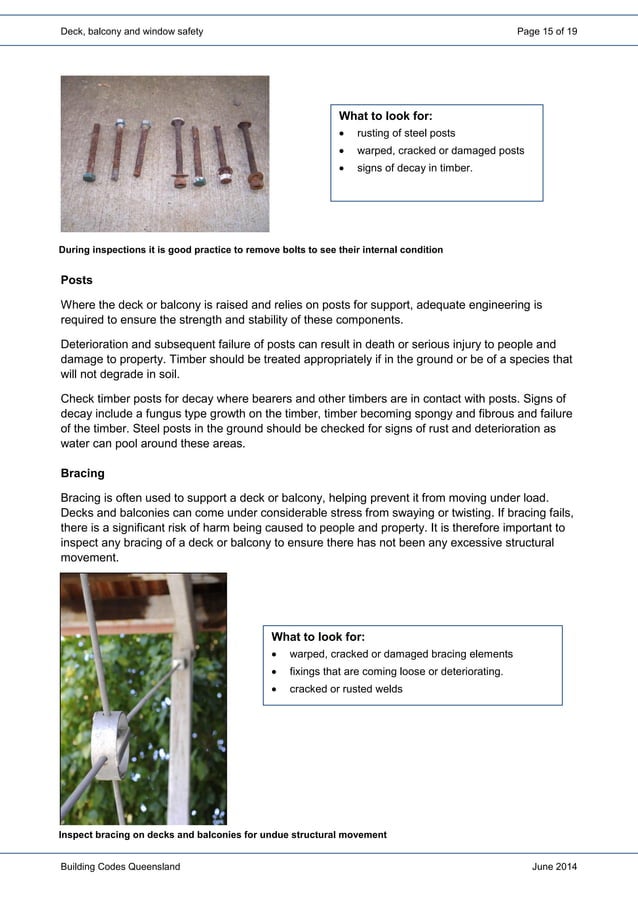 Deck Balcony and Window Safety Guidelines | PDF