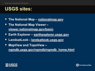 U.S.G.S. and National Open Data | PDF