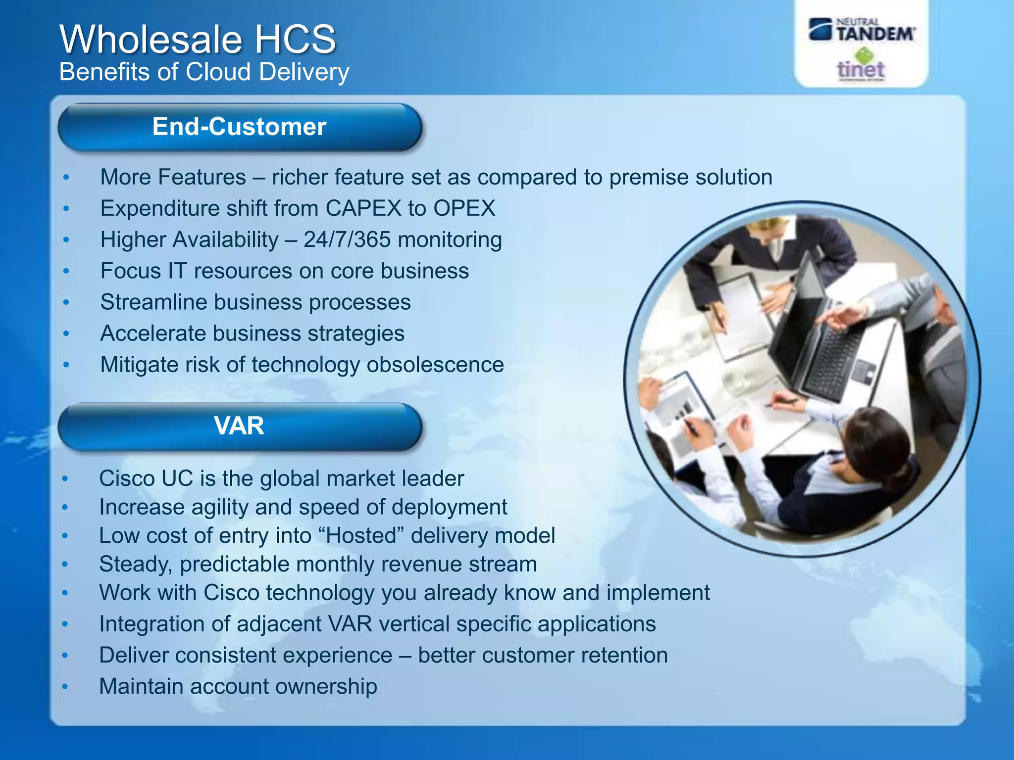 Neutral Tandem HCS | PPTX