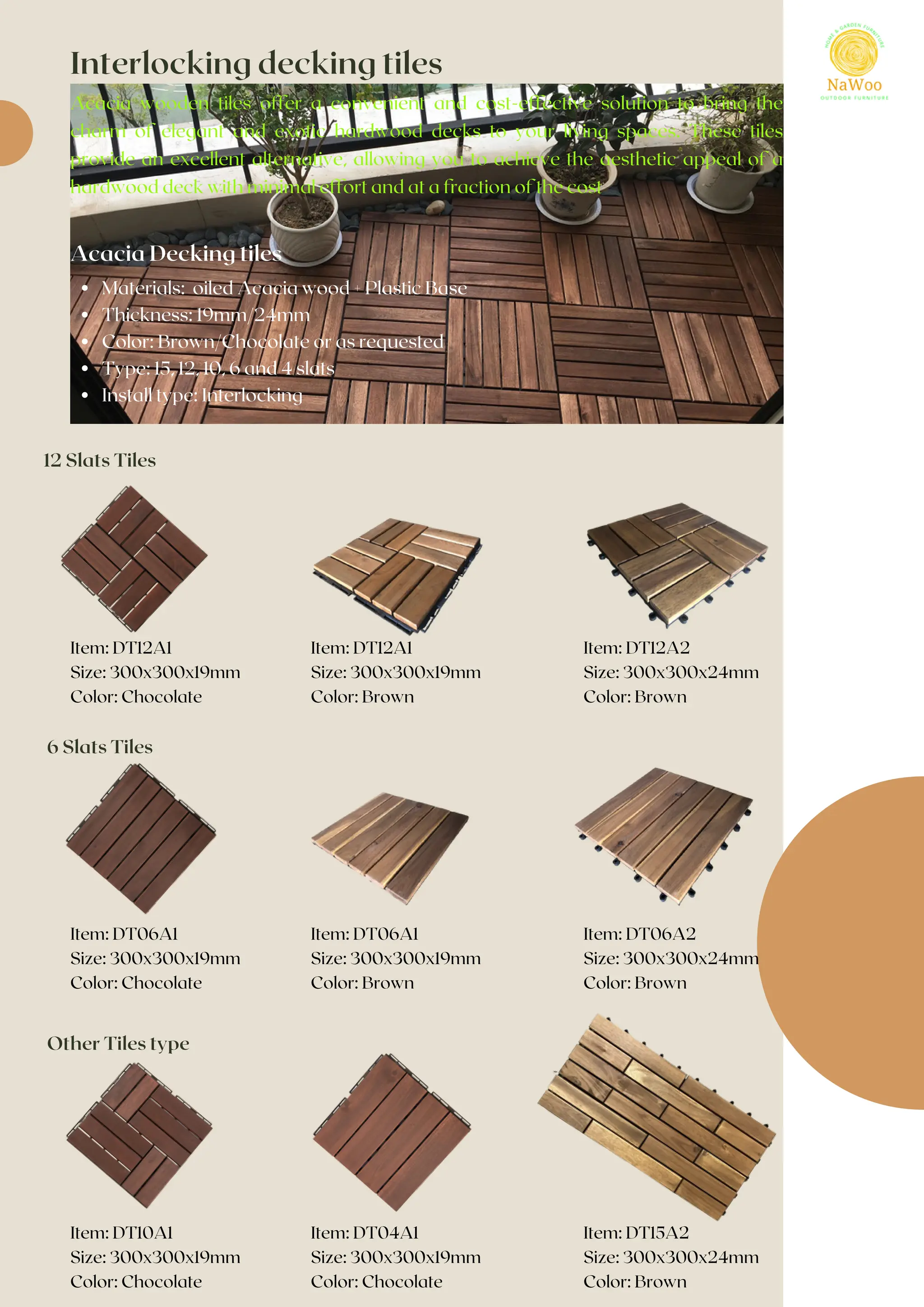 Wooden Interlocking Decking Tiles | PDF