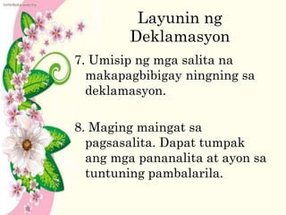 Decklamasyon | PPTX