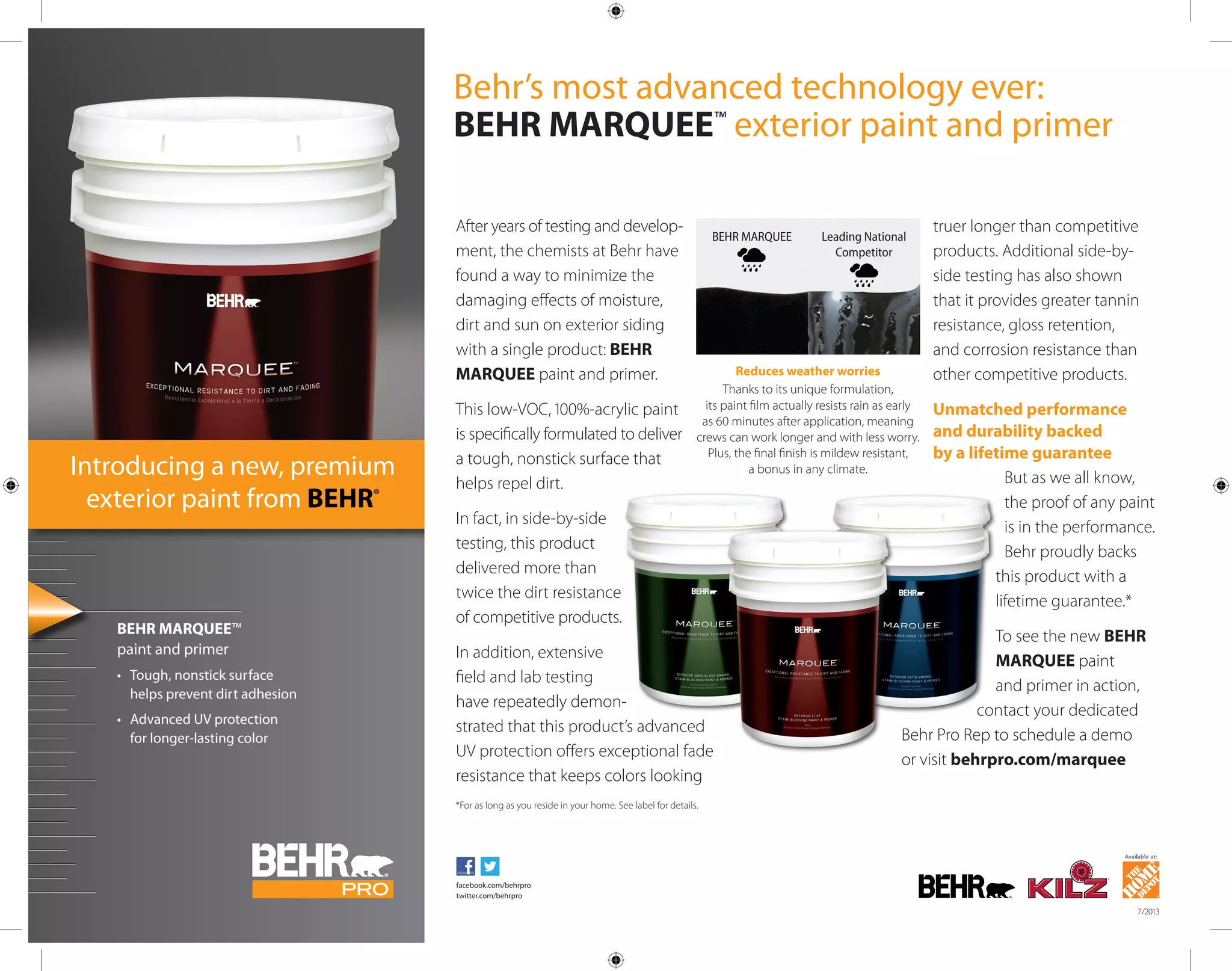 BEHR DECKOVER®/MARQUEE™ Brochure | PDF