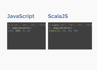 Write code for browsers with Scala | PPT
