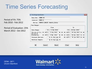 Walmart Sales Forecasting | PPTX