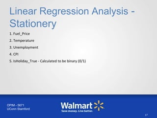Walmart Sales Forecasting | PPTX