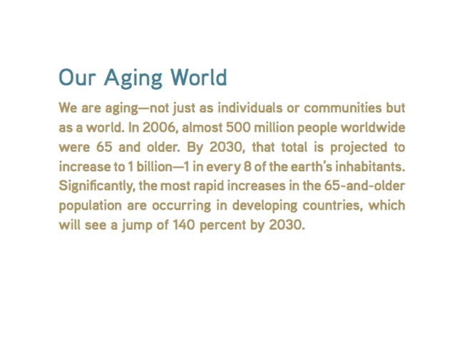 Issues in Aging - Why Population Aging Matters | PPT