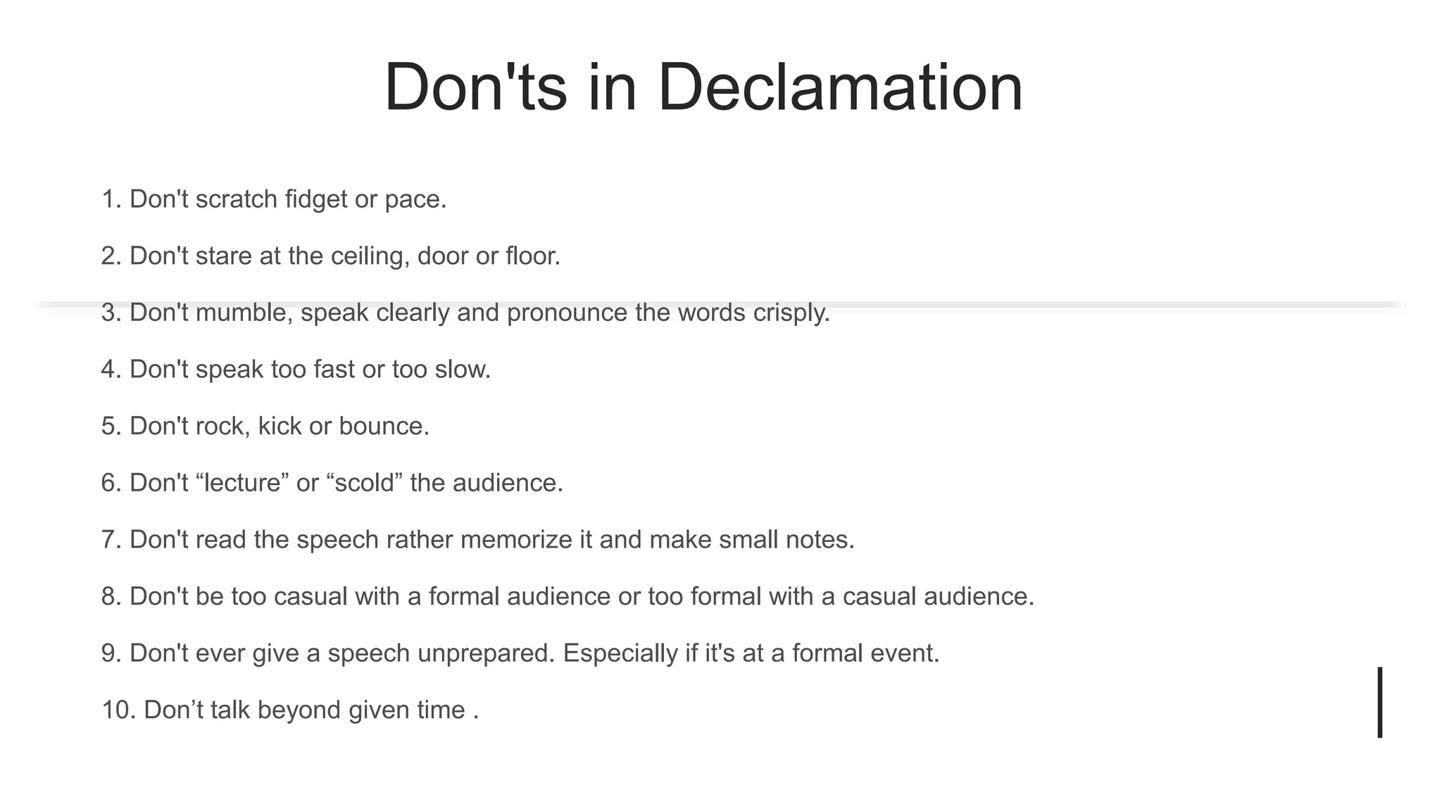 Declamation | PPTX