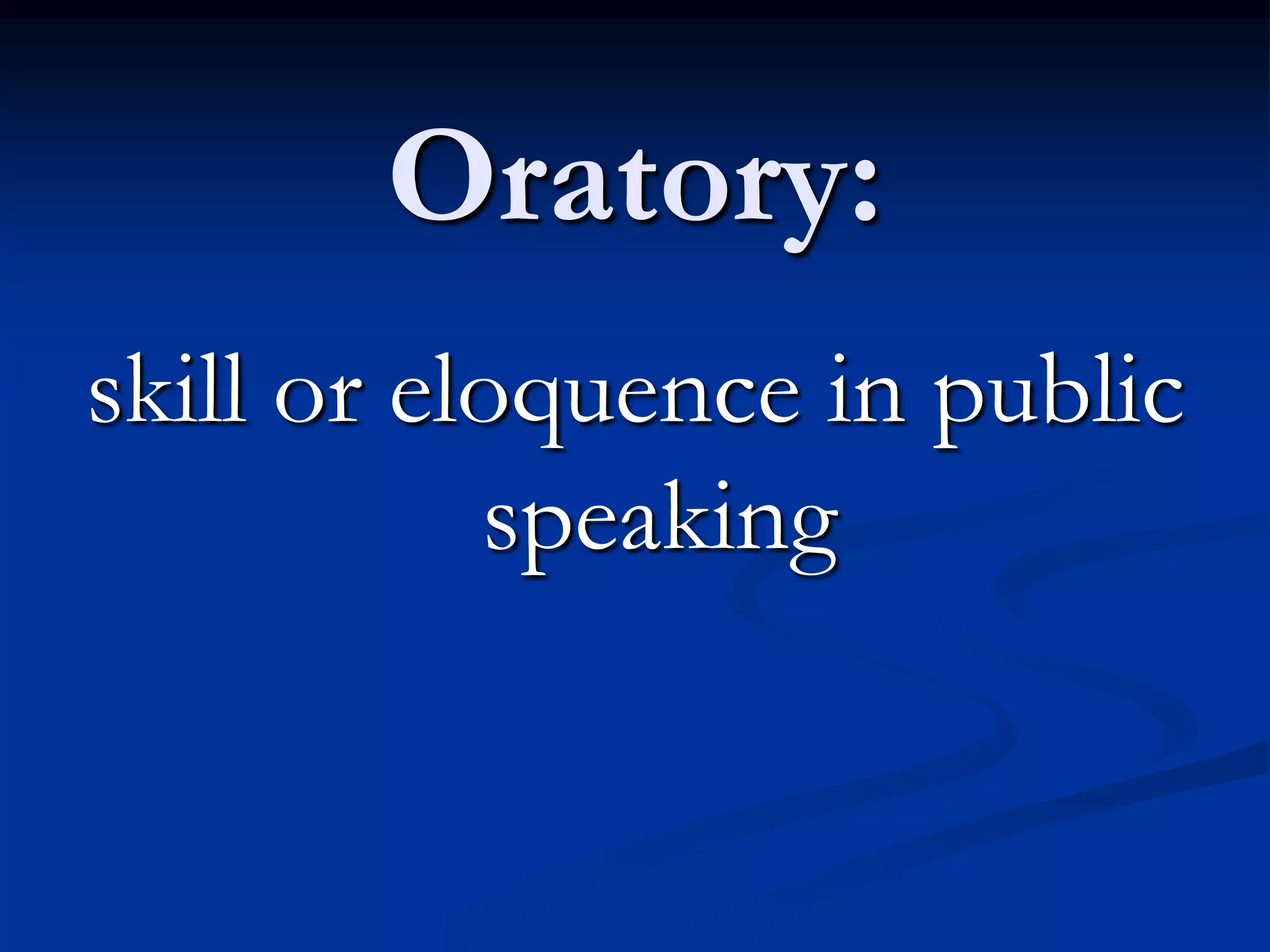 Declamation definition power point | PPTX