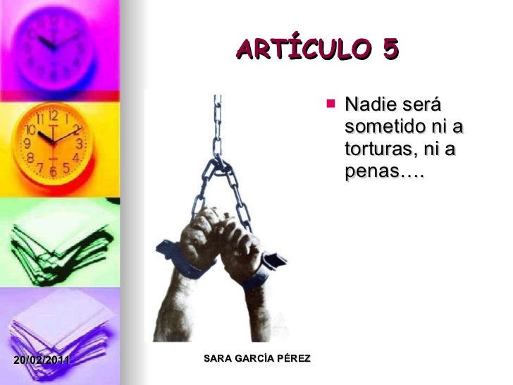 Declaración de los derechos humanos