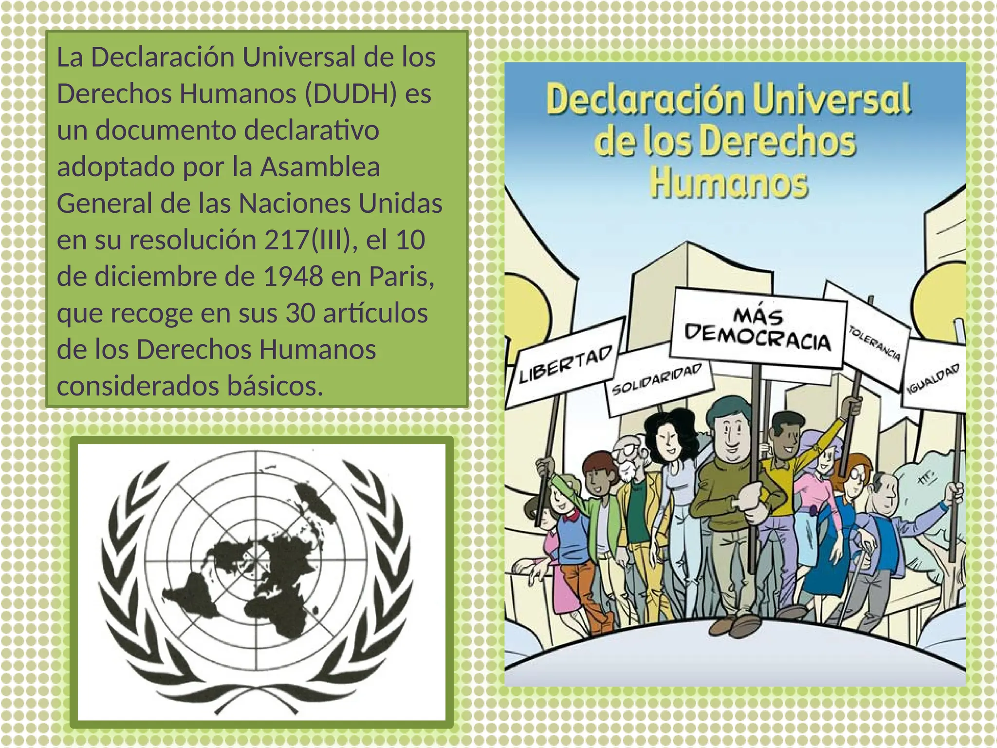 declaracion universal de los derechos humanos | PPTX